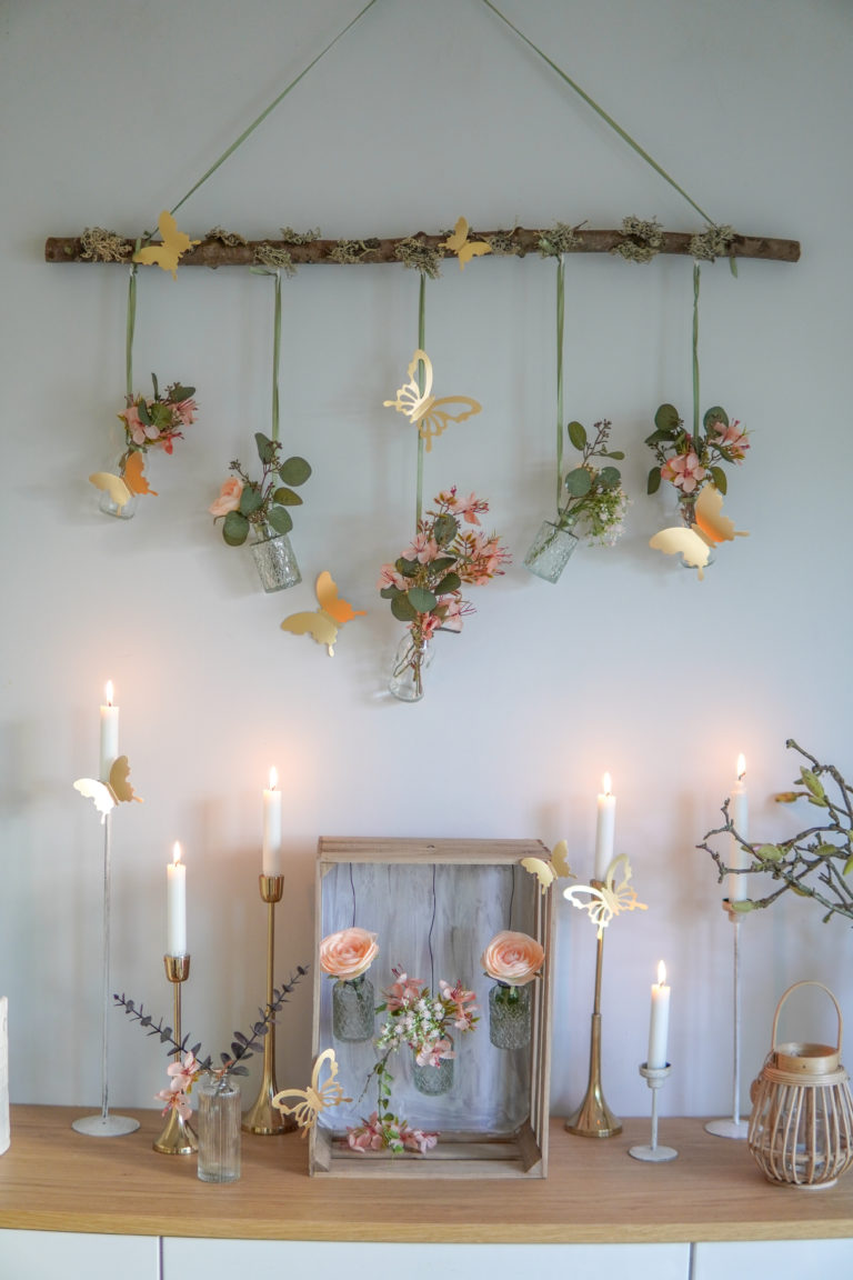 Einen Ast dekorieren für den Frühling - Deko-Hus